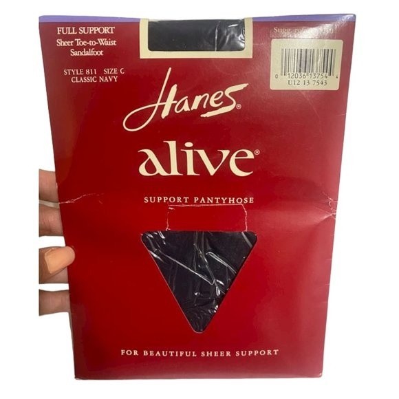 Hanes | Accessories | Hanes Full Support Sheer Toetowaist Pantyhose 81 ...